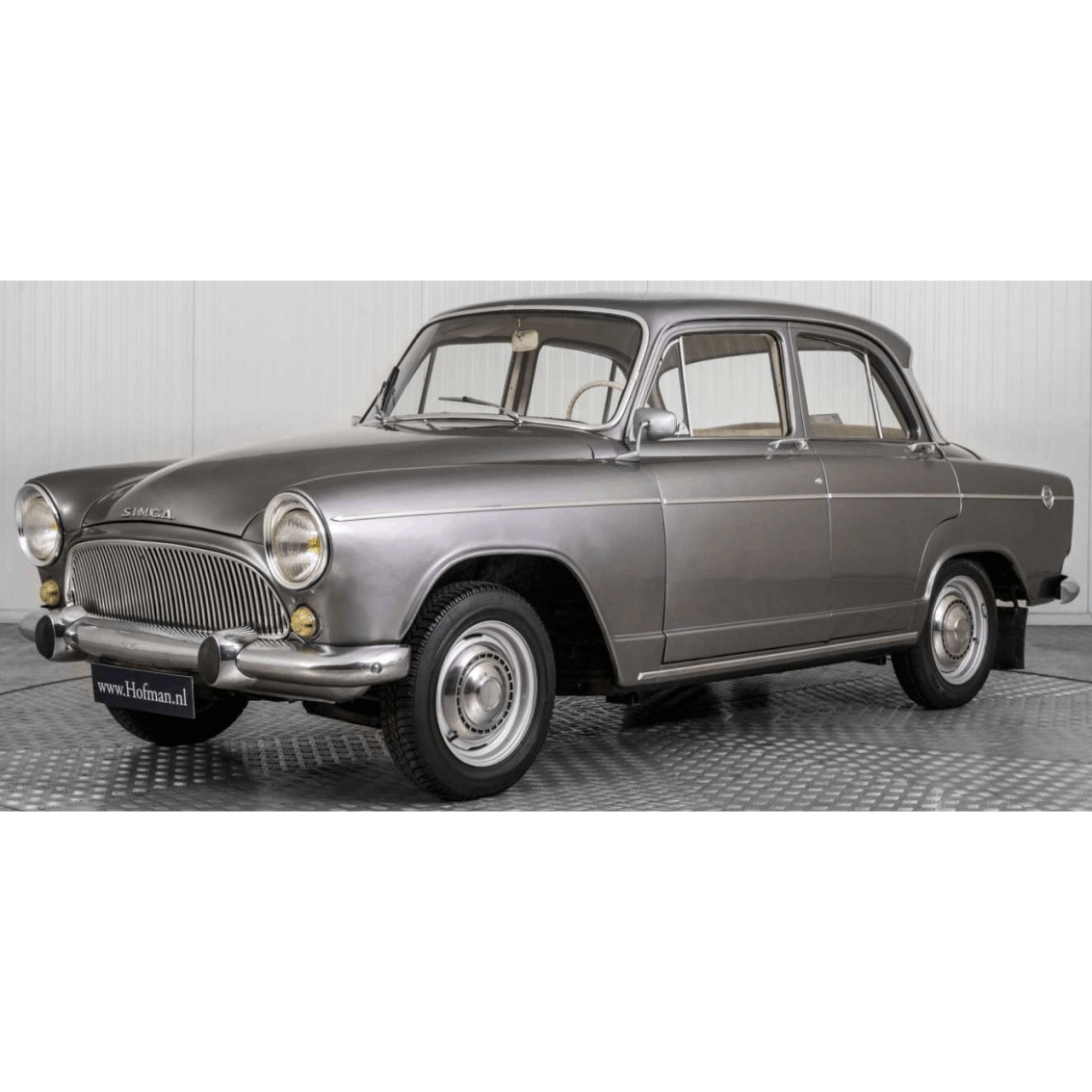 Votre décor mural premium en métal : Simca 1000