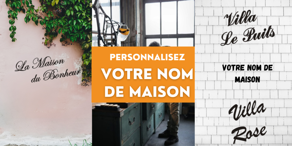 Personnalisez votre nom de maison - Arts de façade