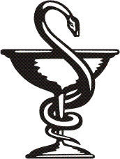 Votre décor mural premium en métal : Caducée pharmacien